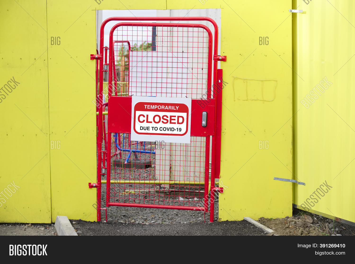 Closed Building Site Image & Photo (Free Trial) | Bigstock