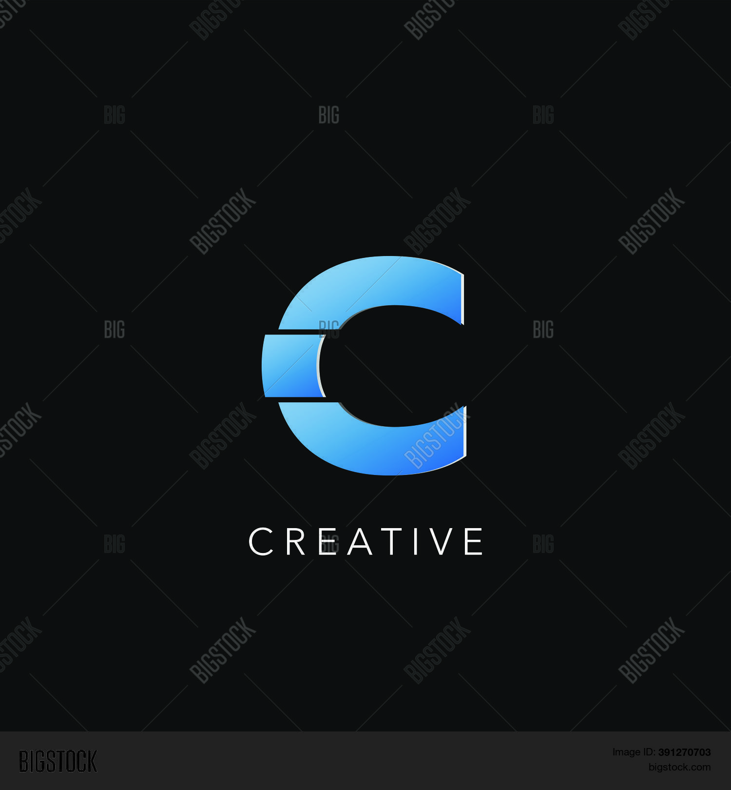 Initial Letter C Logo Vector & Photo (Free Trial) | Bigstock