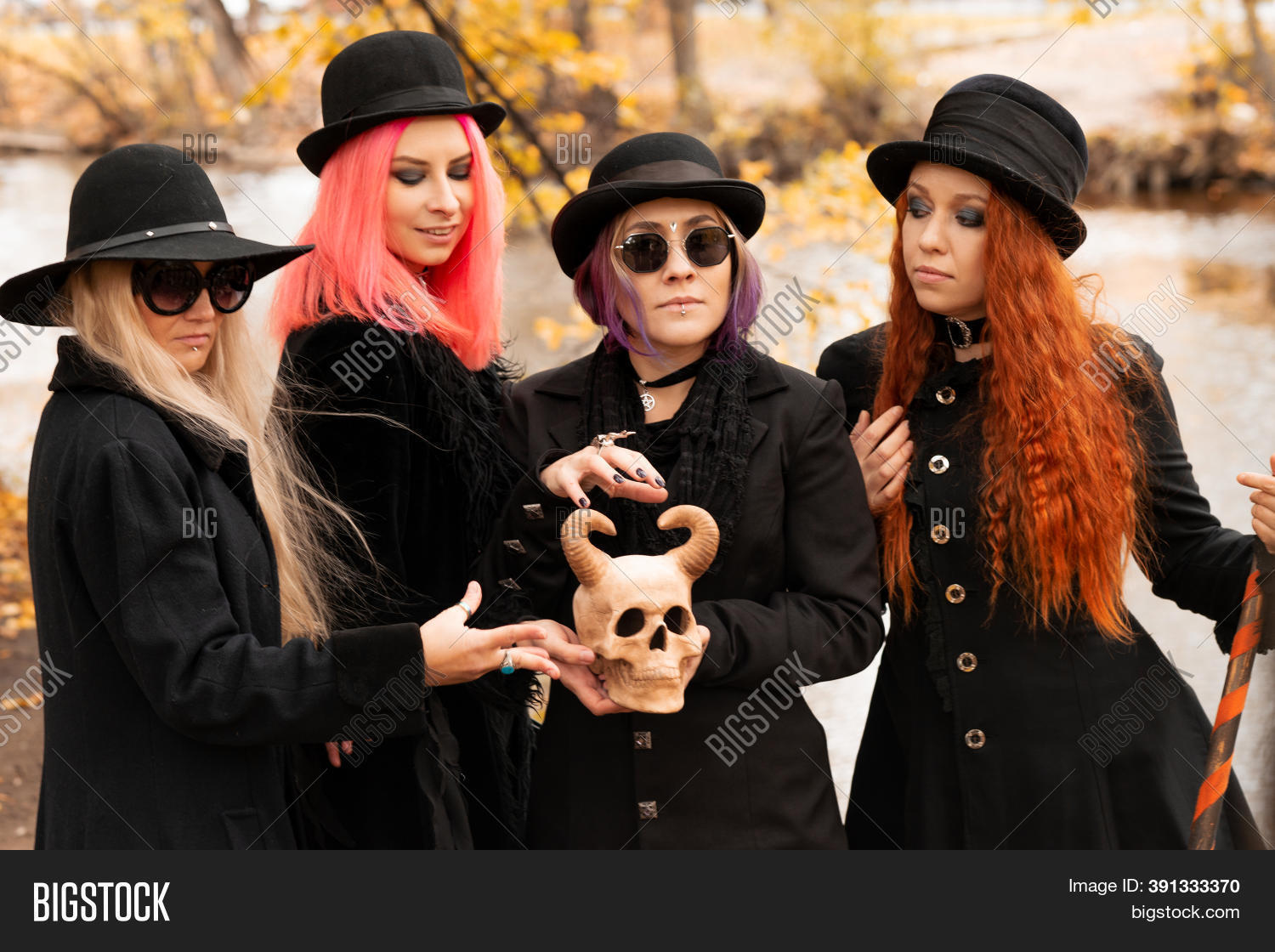 Coven Witches, Group Image & Photo (Free Trial) | Bigstock