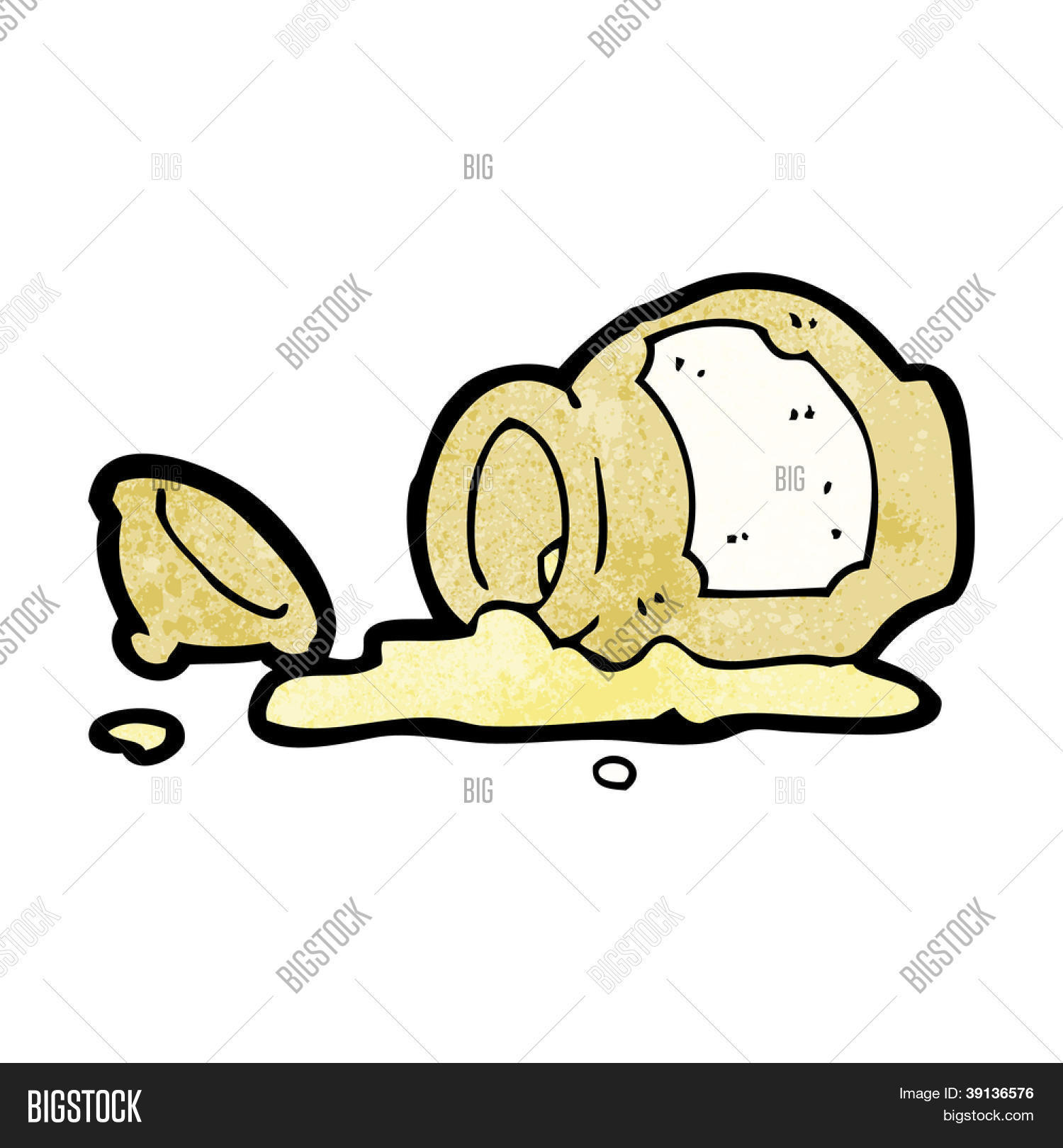 Spilled Honey Pot Vector & Photo (Free Trial) | Bigstock