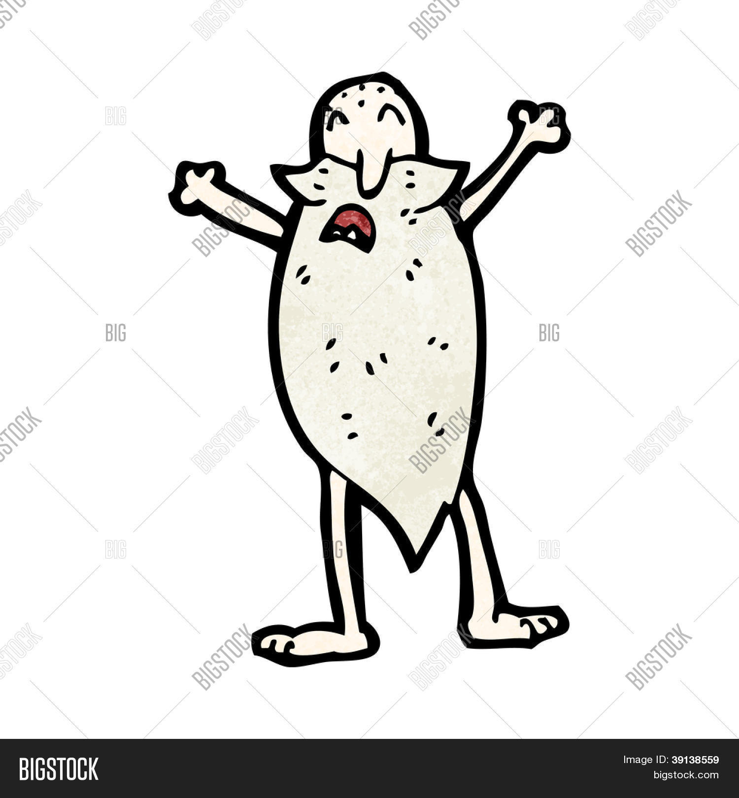 Cartoon Old Hermit Vector & Photo (Free Trial) | Bigstock
