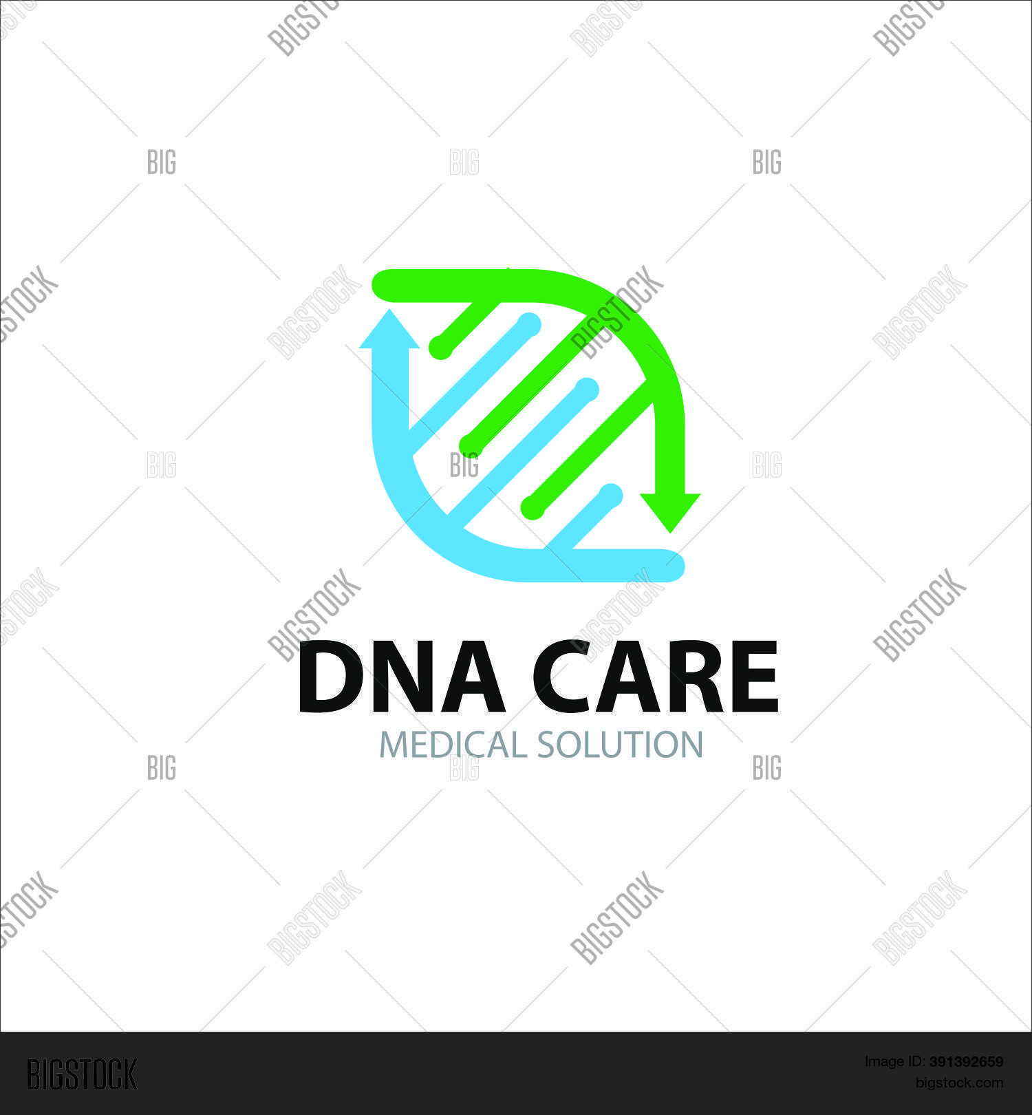 Dna Care Logo Designs Vector & Photo (Free Trial) | Bigstock