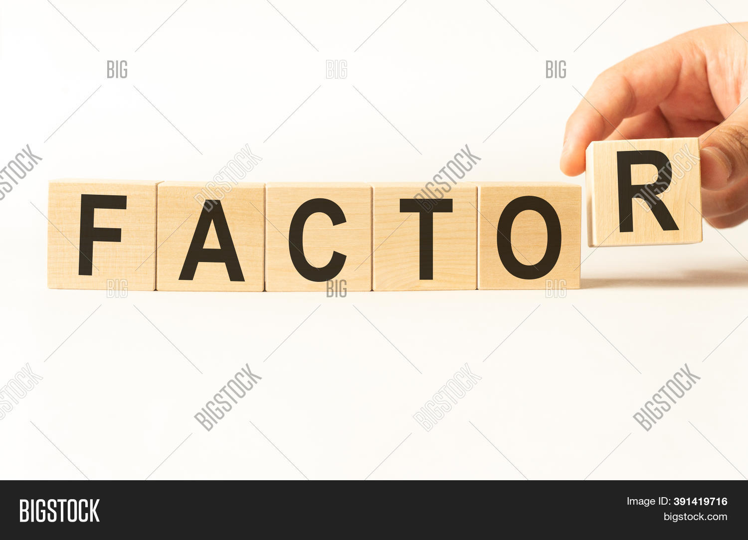 Word Factor. Wooden Image & Photo (Free Trial) | Bigstock