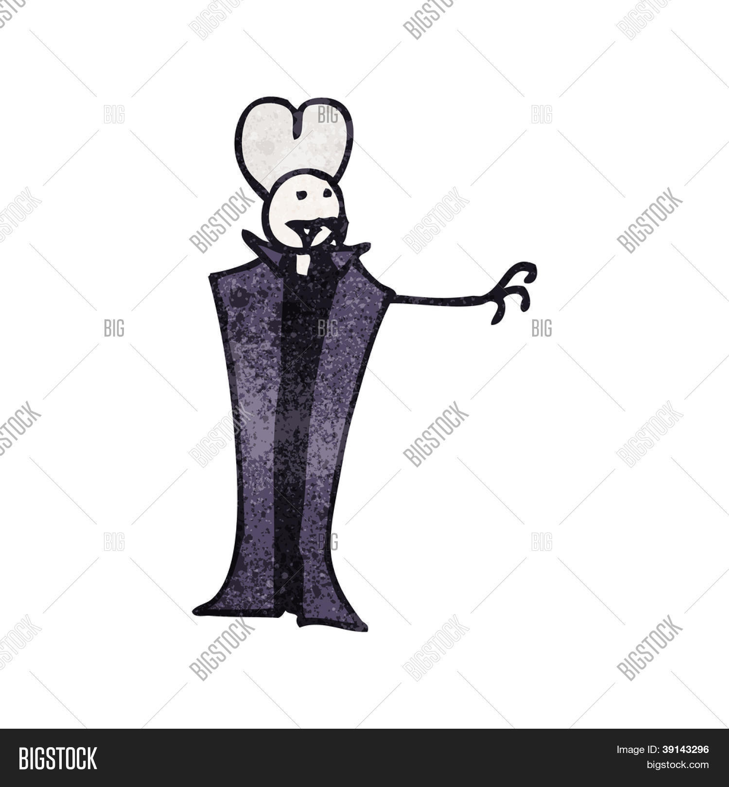 Vampire Stick Man Vector & Photo (Free Trial) | Bigstock