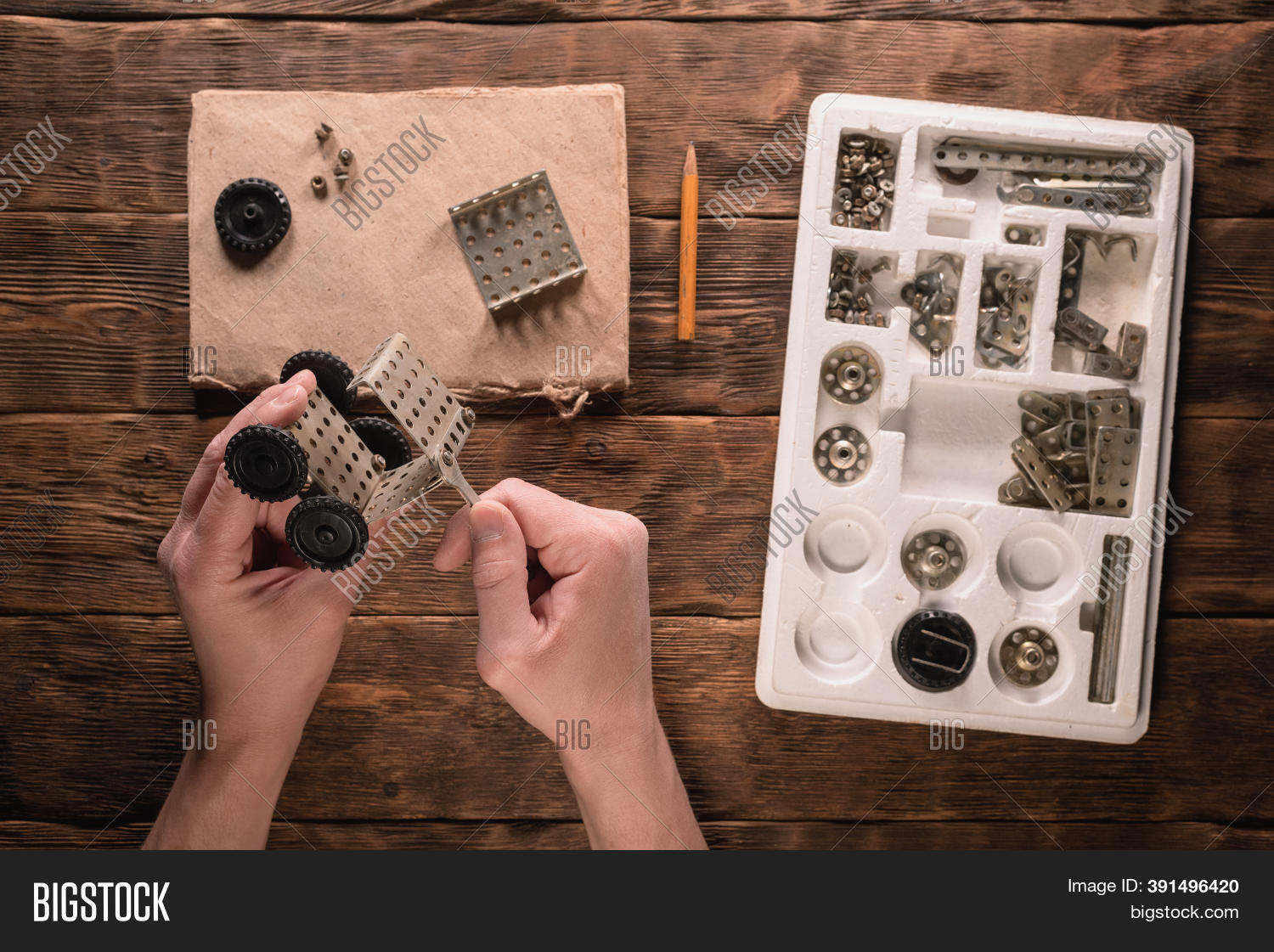 Boy Assembling Toy Car Image & Photo (Free Trial) | Bigstock