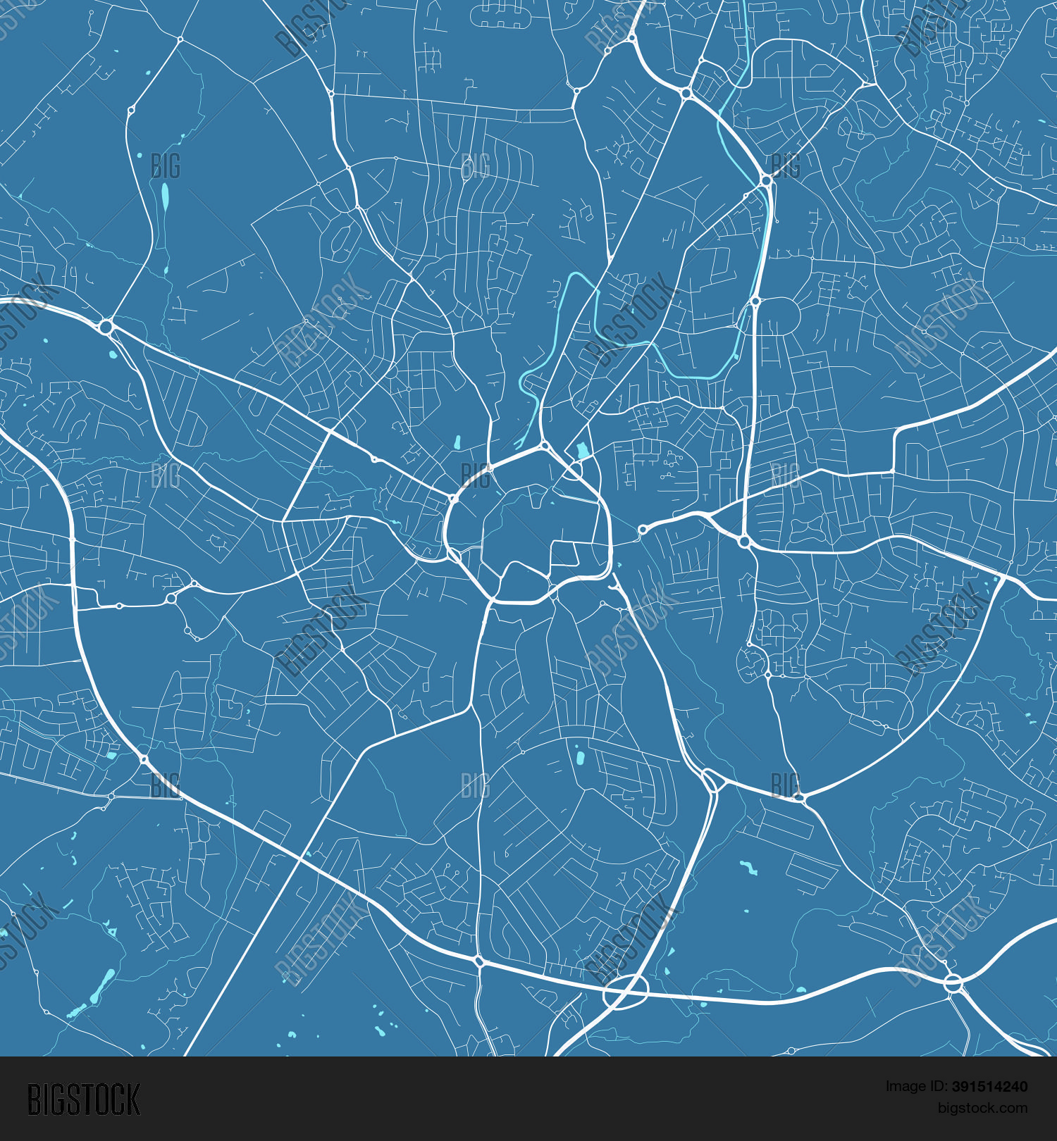 Detailed Map Coventry Vector & Photo (Free Trial) | Bigstock