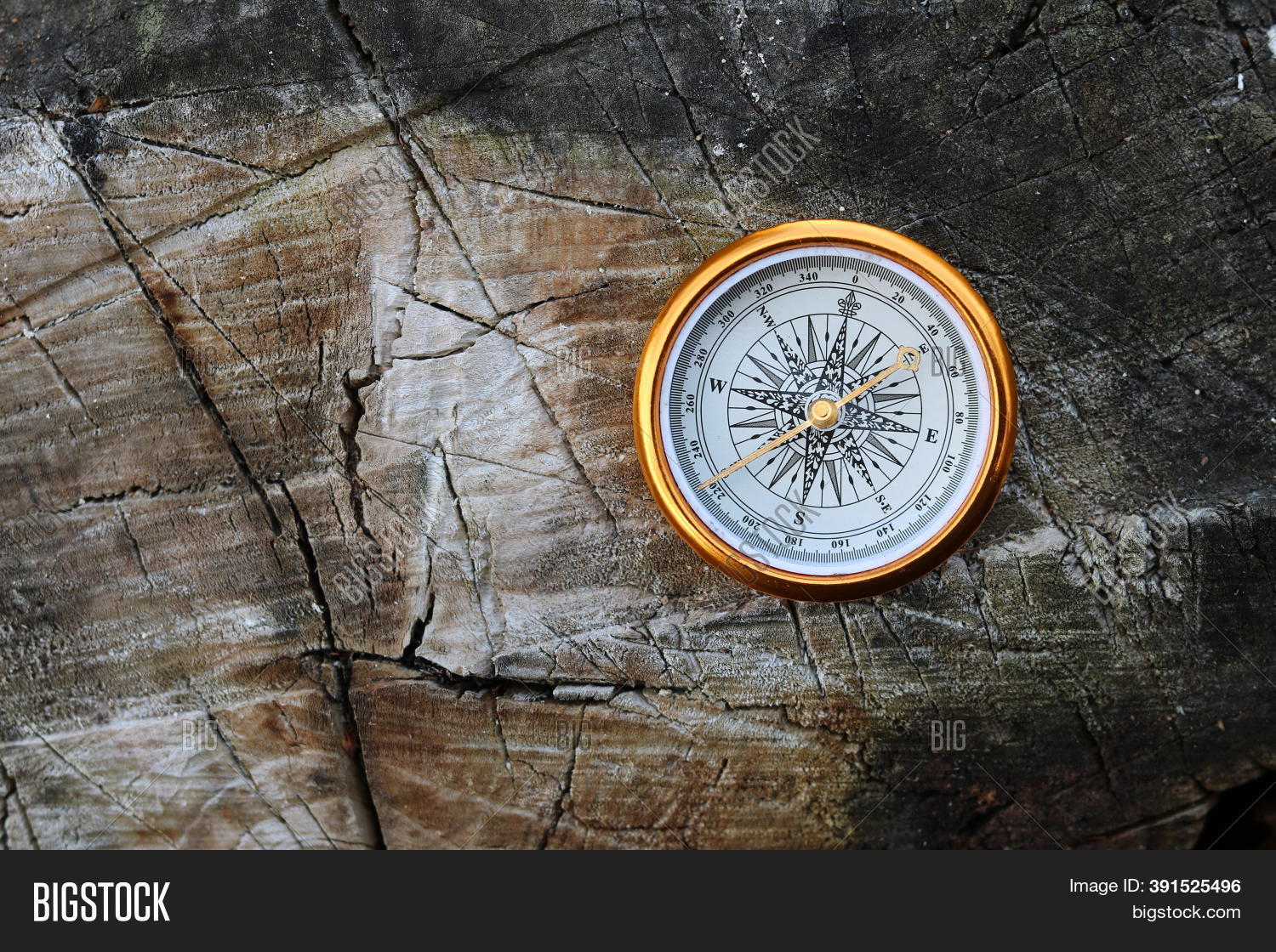 Round Compass On Image & Photo (Free Trial) | Bigstock
