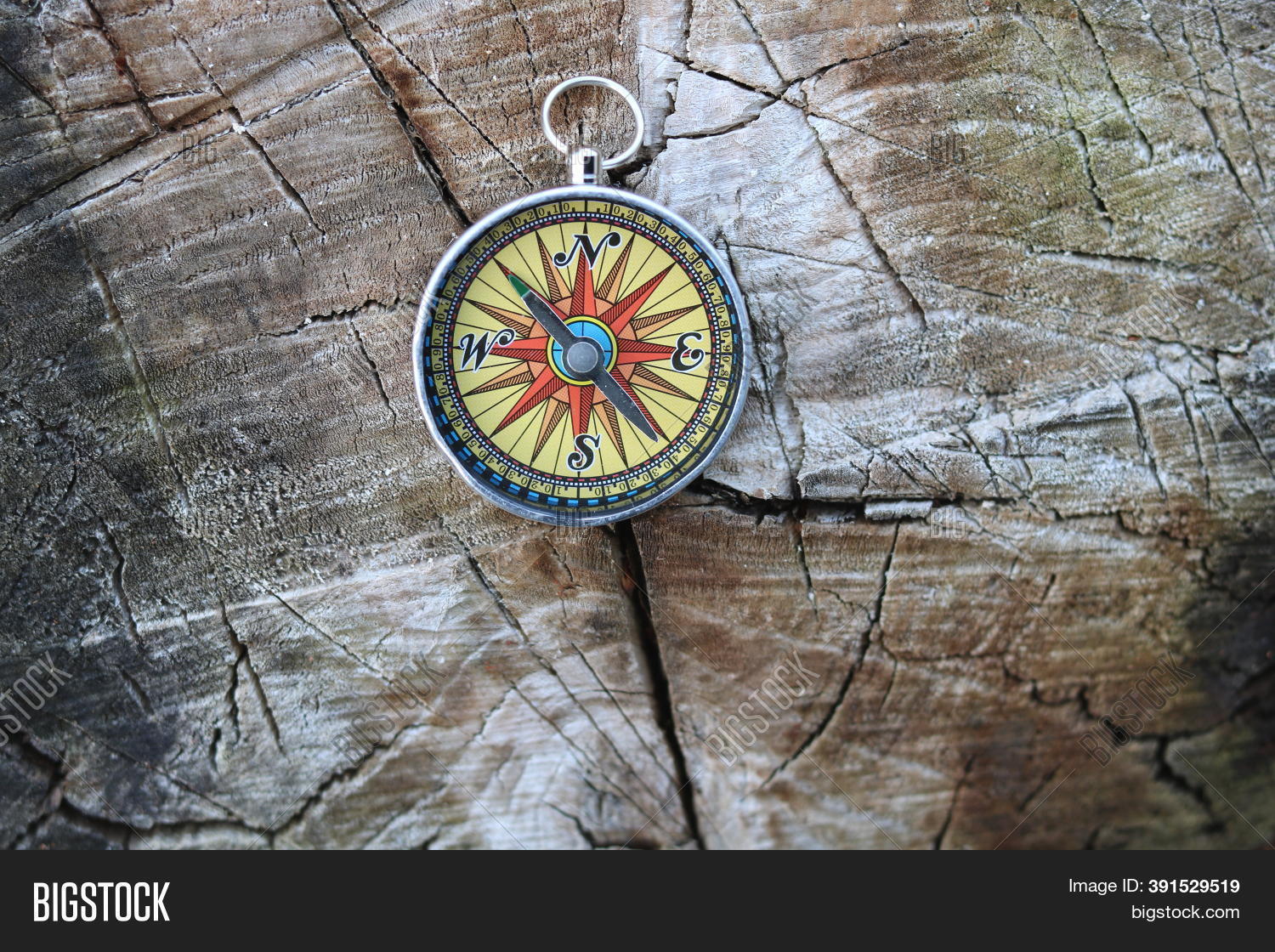 Round Compass On Image & Photo (Free Trial) | Bigstock