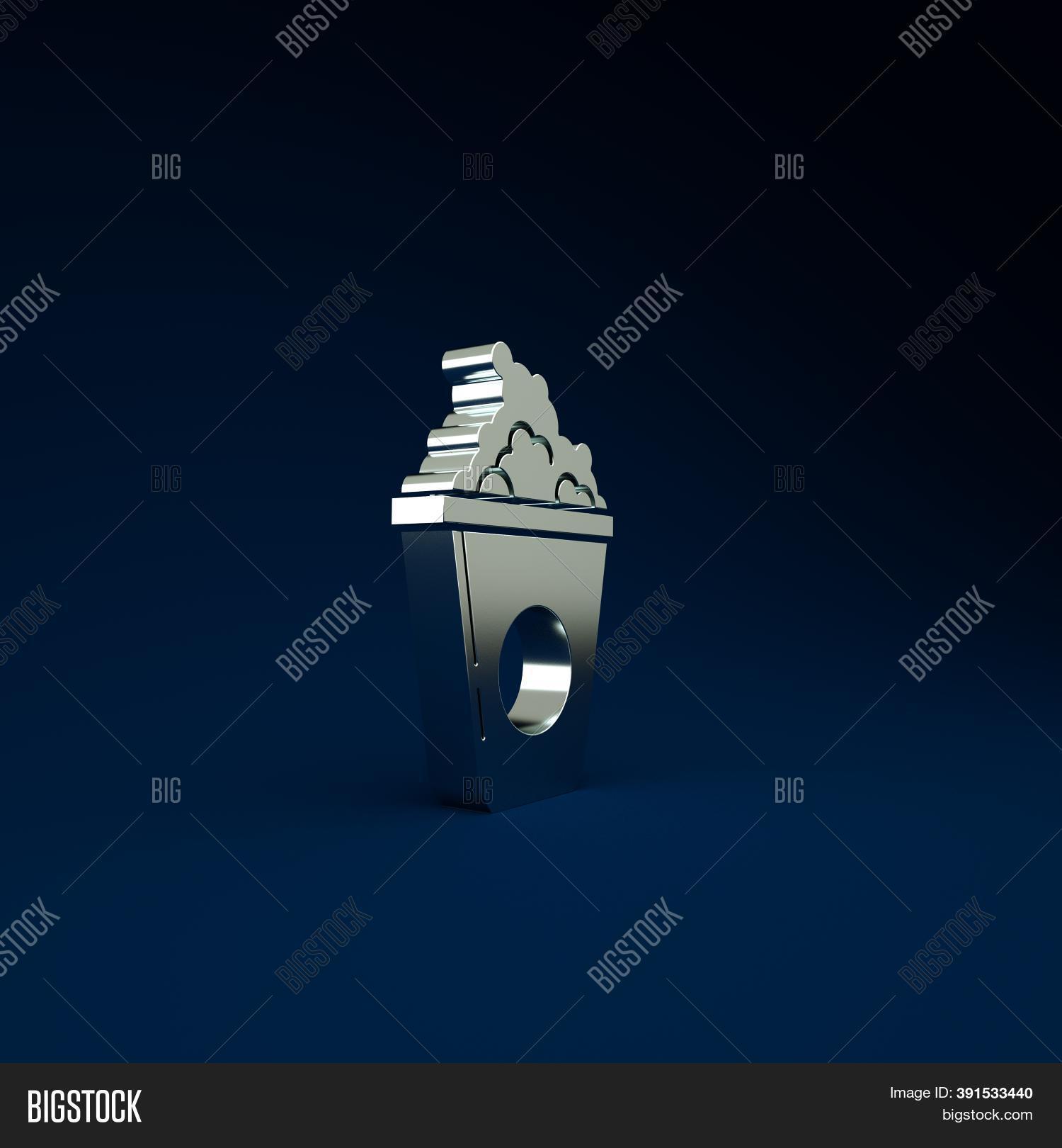 Silver Popcorn Image & Photo (Free Trial) | Bigstock