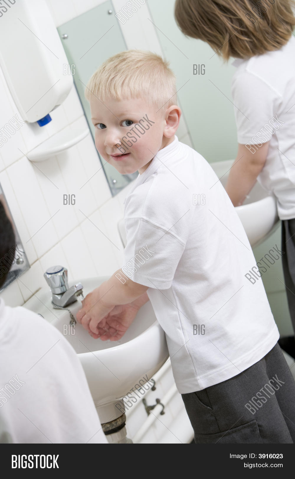 Children Washing Hands Image & Photo (Free Trial) | Bigstock