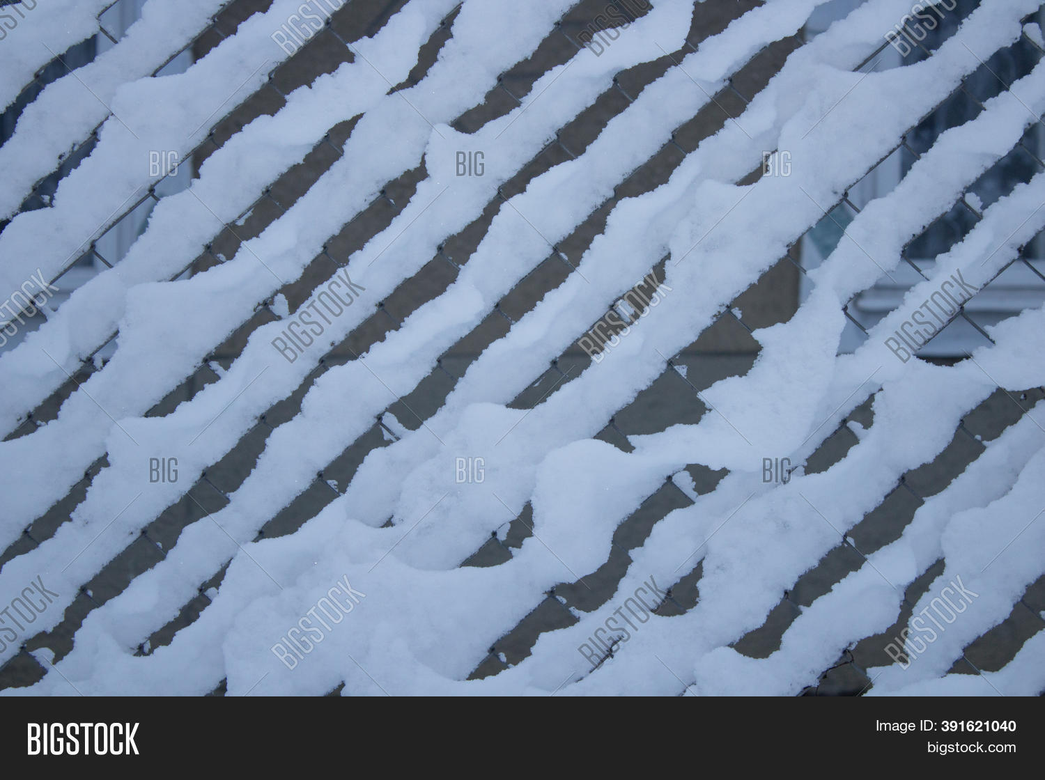 Metal Mesh Snow, Image & Photo (Free Trial) | Bigstock