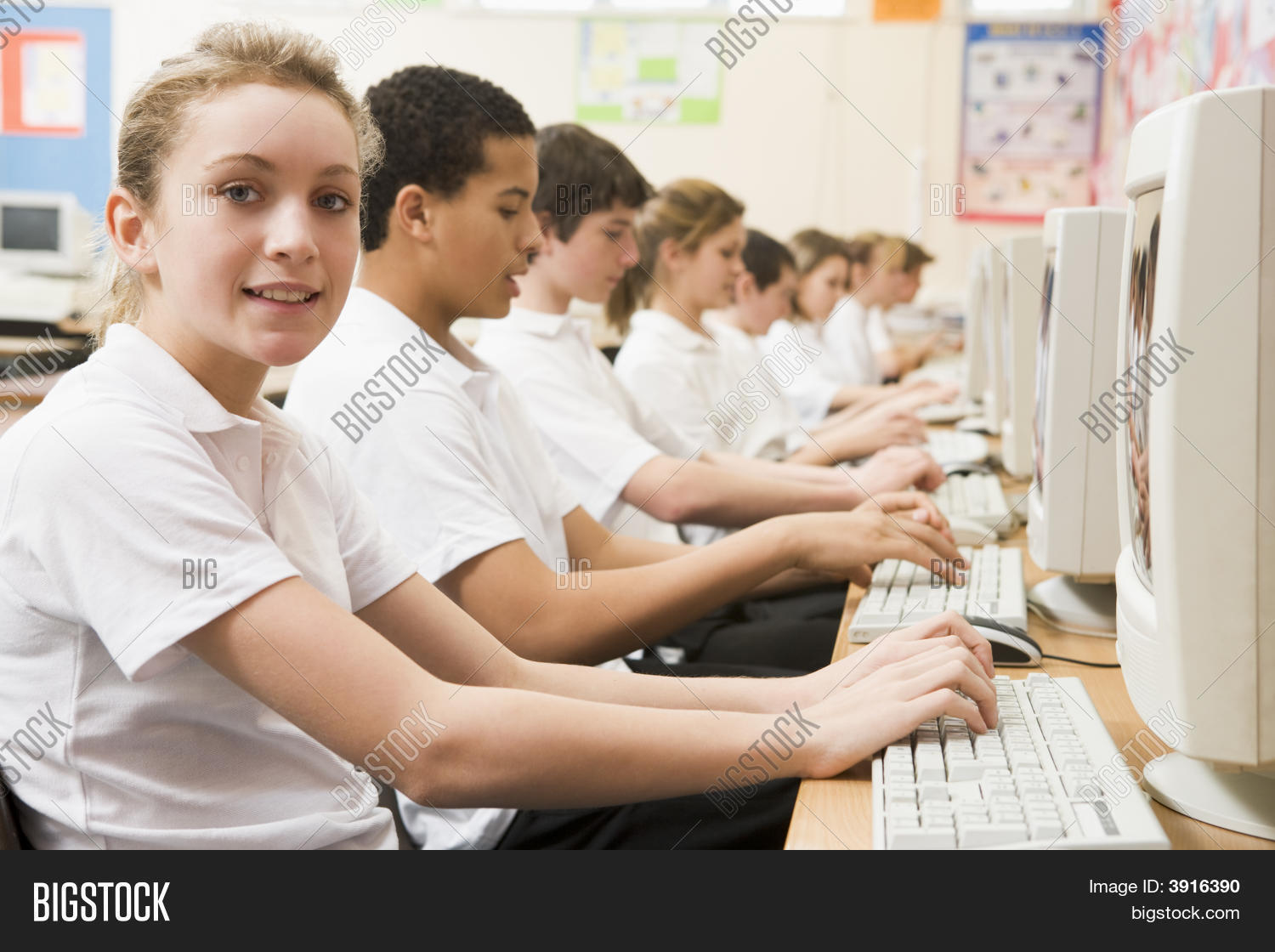 Teen Pupils Using Image & Photo (Free Trial) | Bigstock