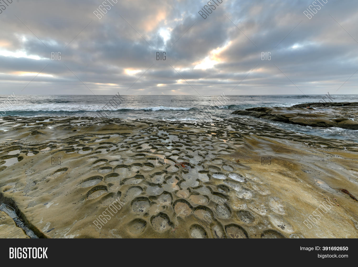 Sunset Tide Pools La Image & Photo (Free Trial) | Bigstock