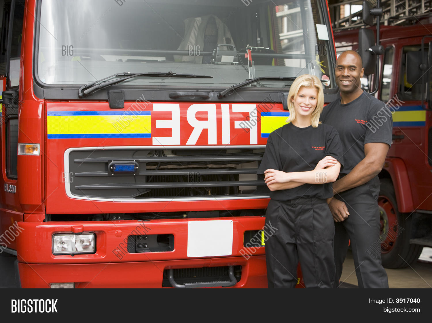 Two Firefighters Image & Photo (Free Trial) | Bigstock