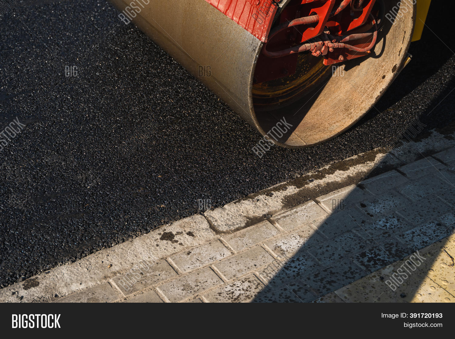 Asphalt Road Roller Image & Photo (Free Trial) | Bigstock