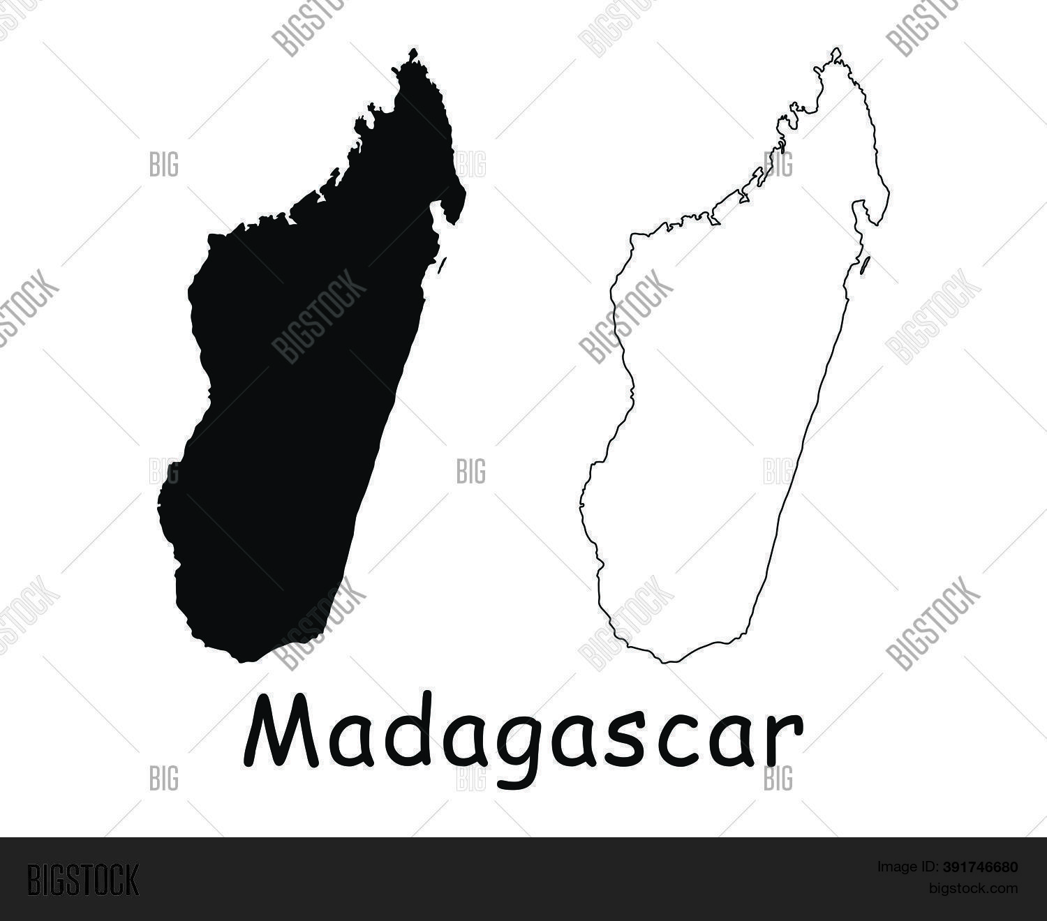 Madagascar Country Vector & Photo (Free Trial) | Bigstock