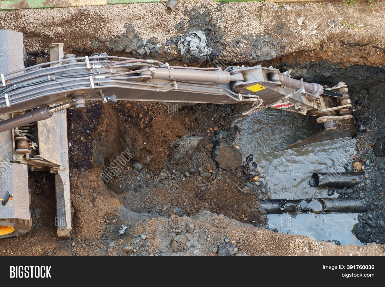 Top View Excavator Image & Photo (Free Trial) | Bigstock