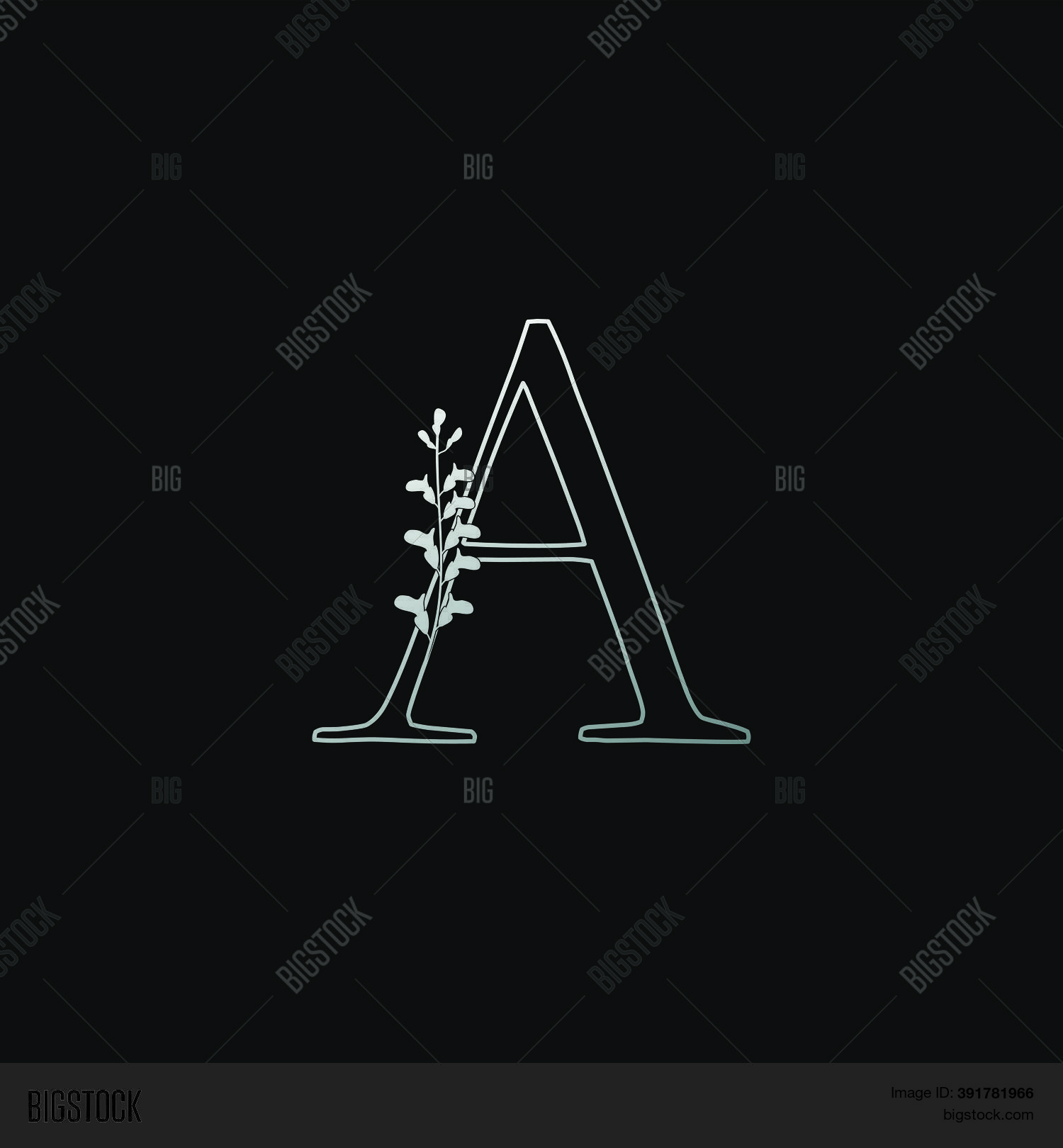Outline Letter Logo Vector & Photo (Free Trial) | Bigstock