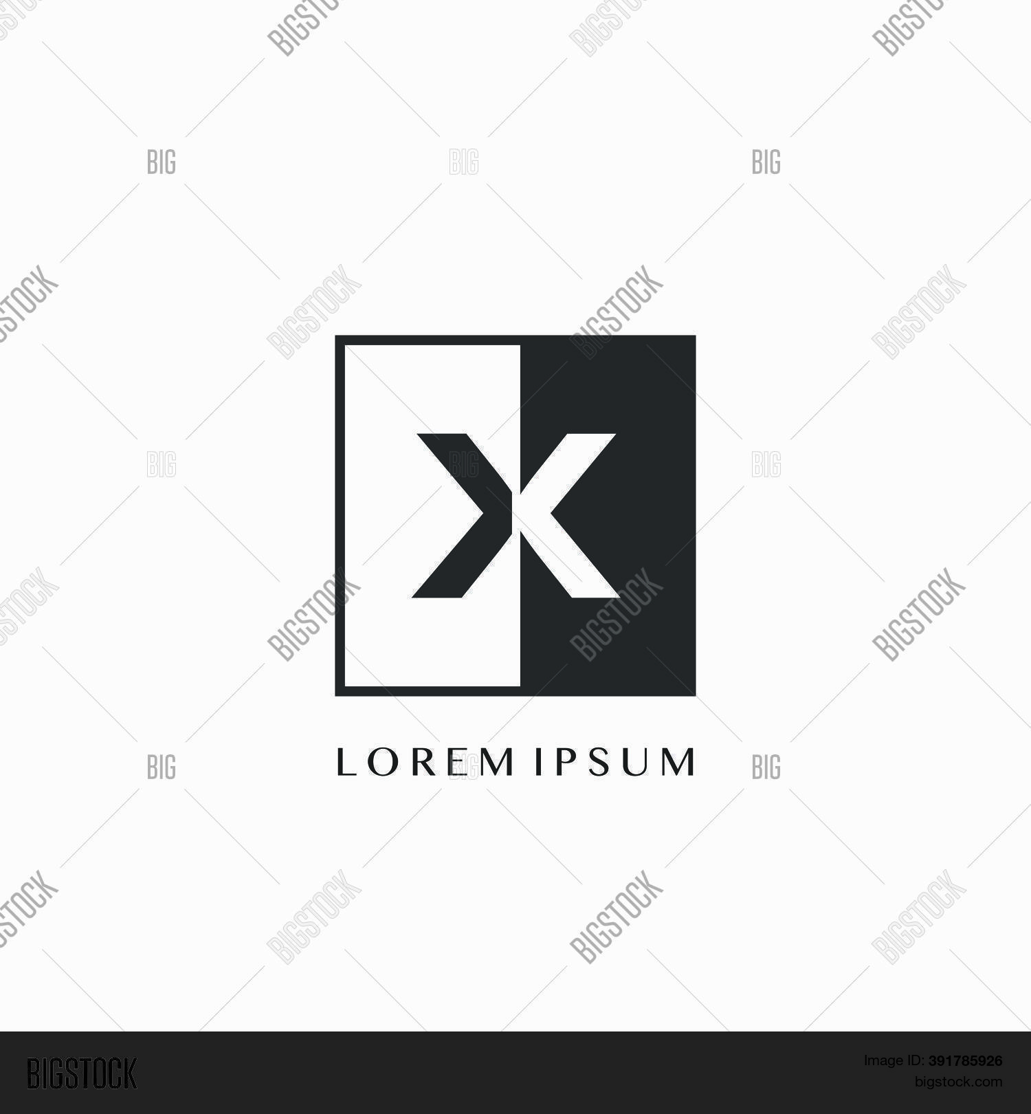 Simple Letter X Vector & Photo (Free Trial) | Bigstock