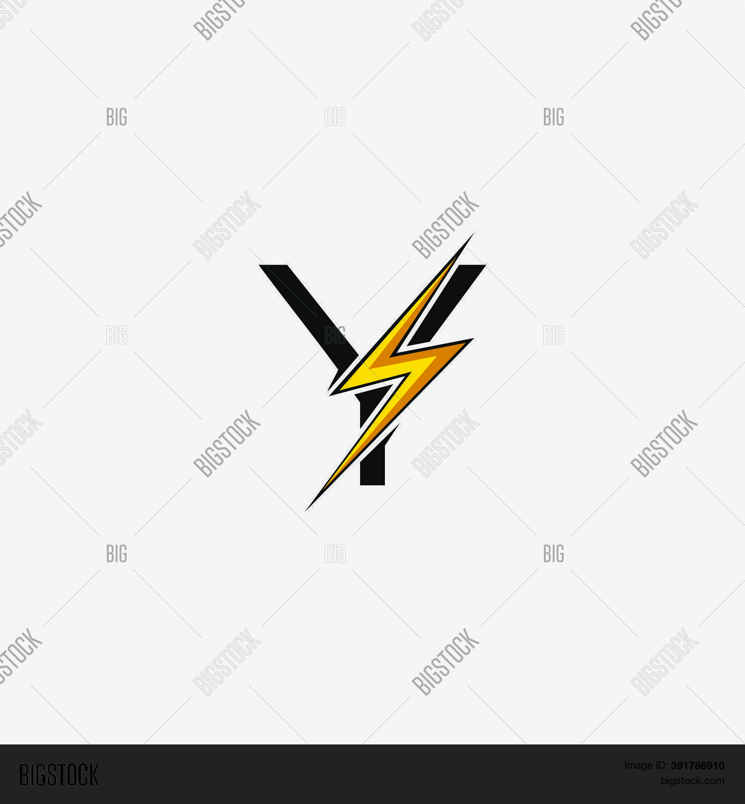 Letter Y Electrical Vector & Photo (Free Trial) | Bigstock