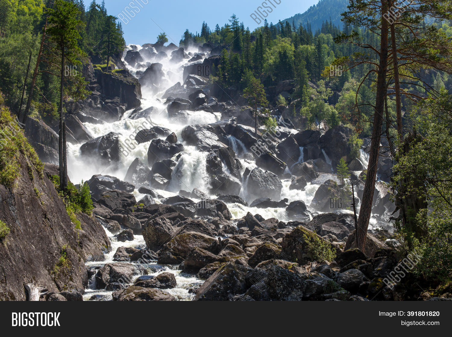 Uchar Waterfall Image & Photo (Free Trial) | Bigstock