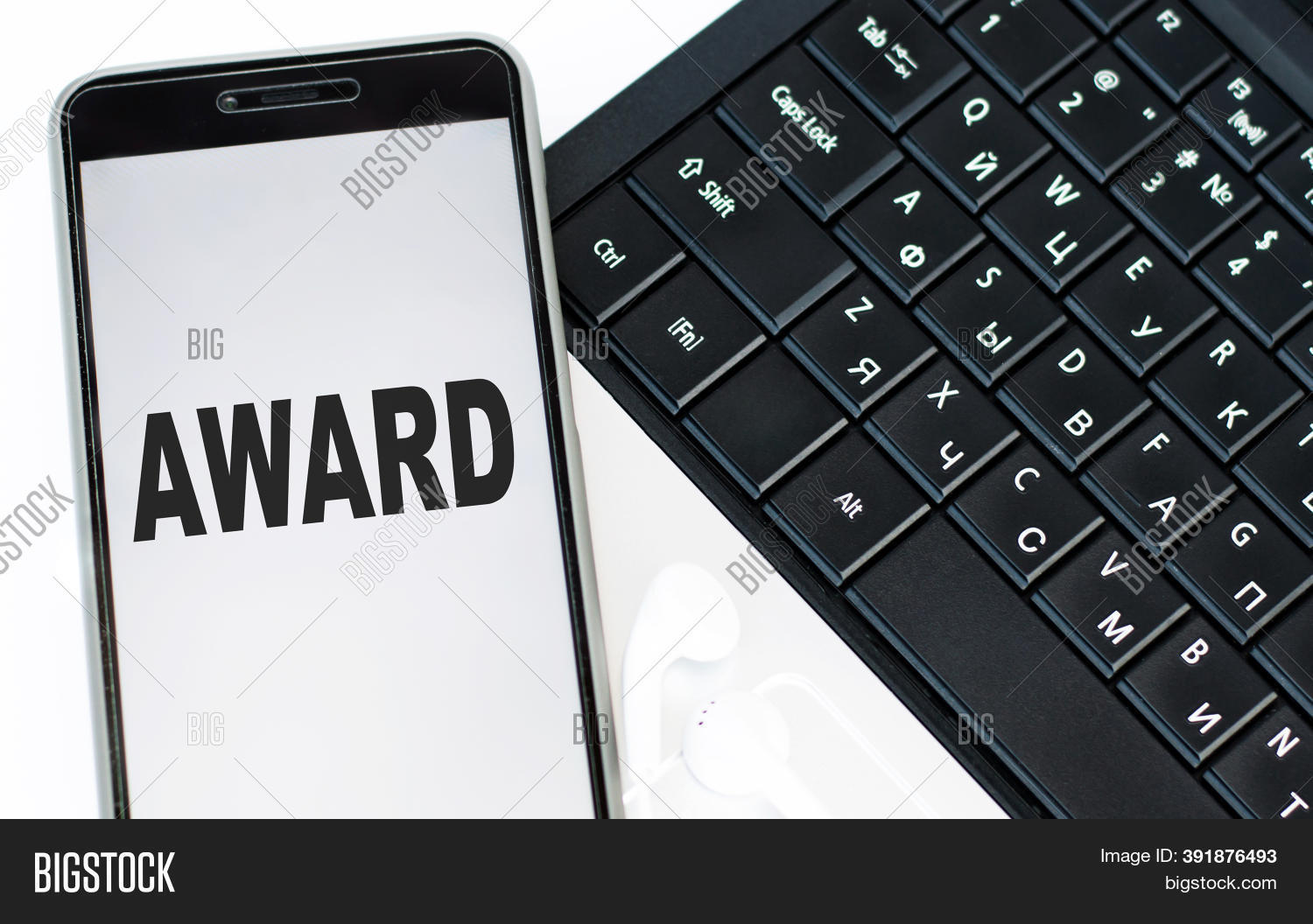 Text Award On Phone Image & Photo (Free Trial) | Bigstock