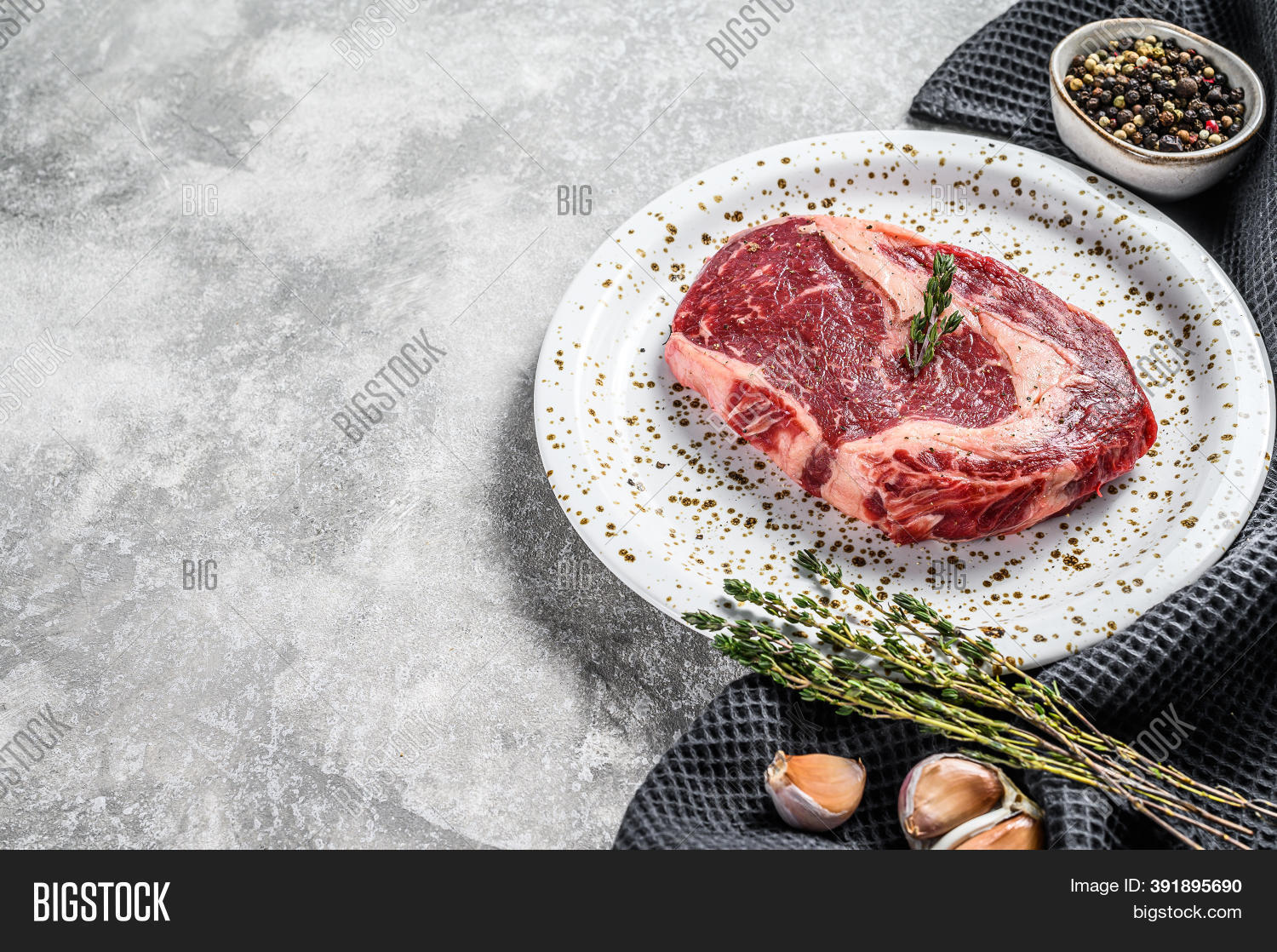 Raw Fresh Meat Ribeye Image & Photo (Free Trial) | Bigstock
