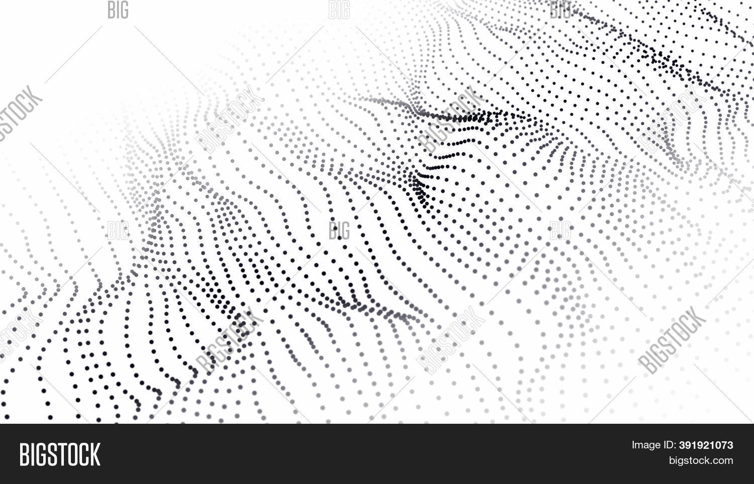 Wave Points Lines. Image & Photo (Free Trial) | Bigstock