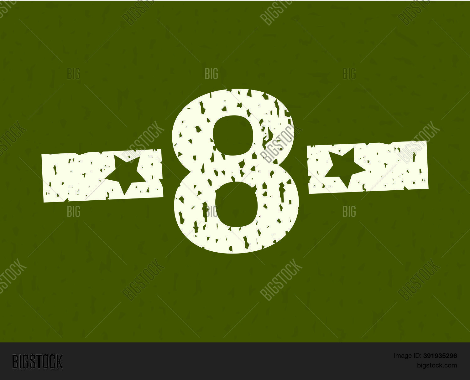 8 Badge Number Vector & Photo (Free Trial) | Bigstock