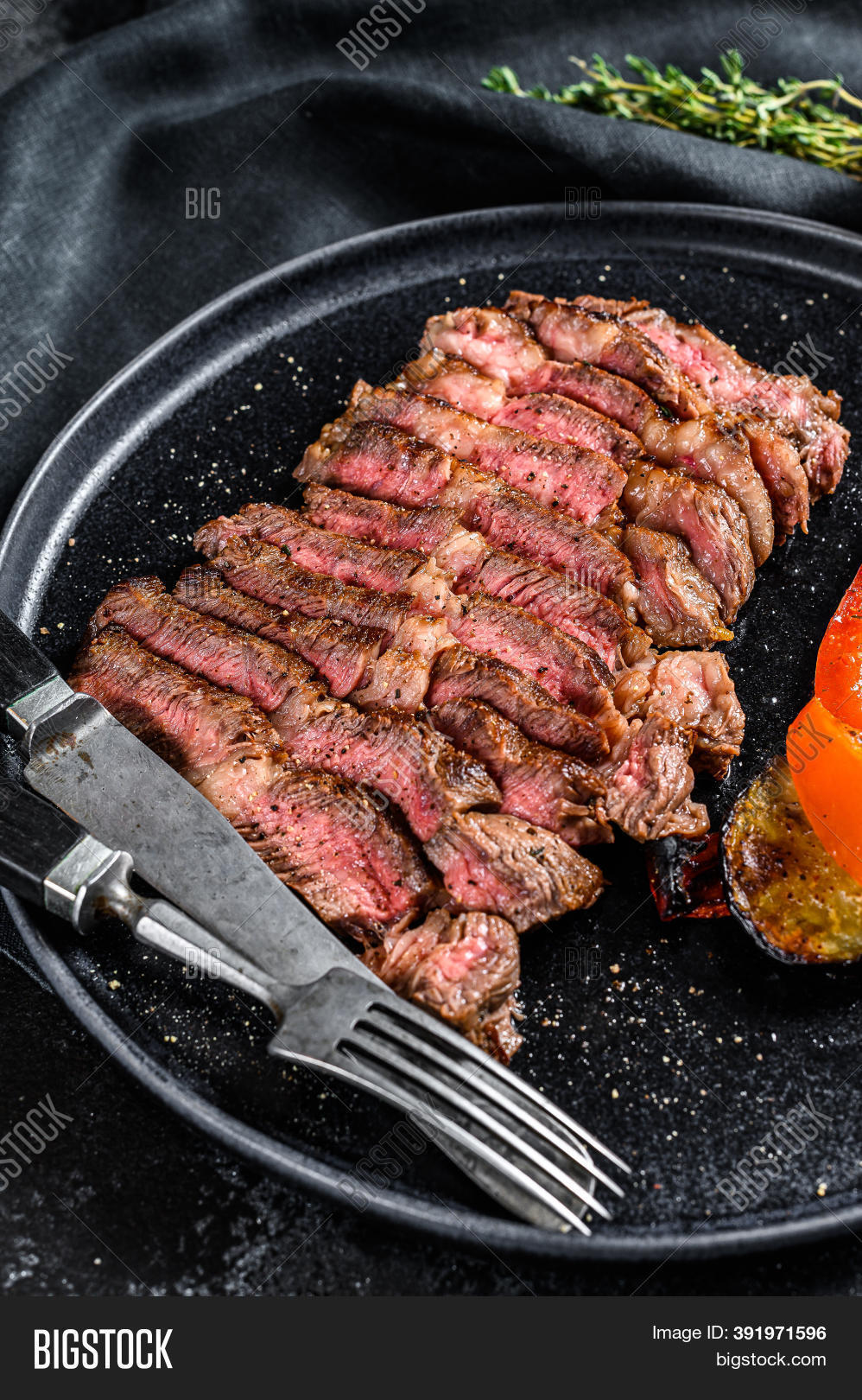 Sliced Grilled Beef Image & Photo (Free Trial) | Bigstock
