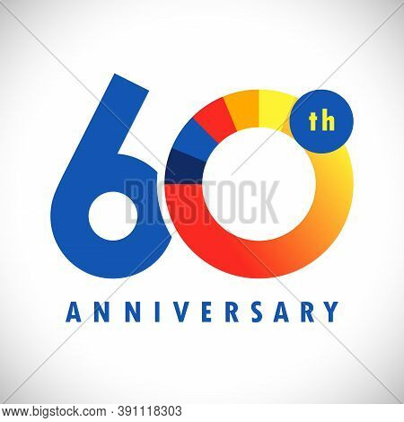 60 Th Anniversary Vector & Photo (Free Trial) | Bigstock