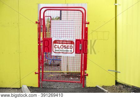 Closed Building Site Image & Photo (Free Trial) | Bigstock