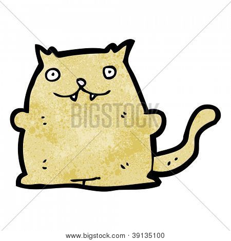 Cartoon Fat Cat Vector & Photo (Free Trial) | Bigstock