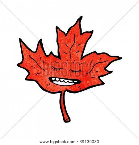 Cartoon Red Leaf Vector & Photo (Free Trial) | Bigstock