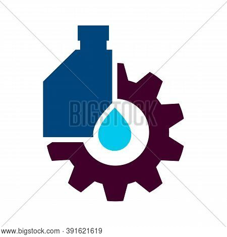 Oil Change Icon Logo Vector & Photo (Free Trial) | Bigstock