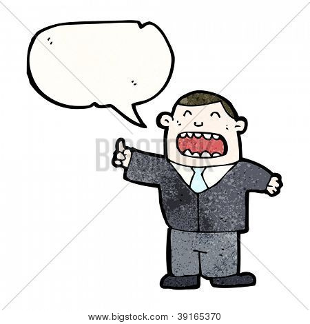 Cartoon Boss Giving Vector & Photo (Free Trial) | Bigstock