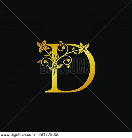 Golden Letter D Vector & Photo (Free Trial) | Bigstock