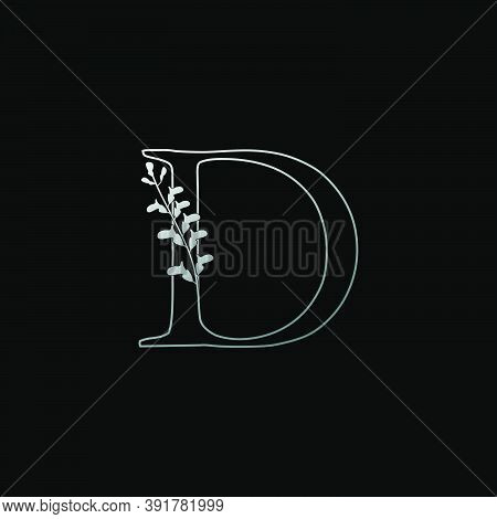 Outline Letter D Logo Vector & Photo (Free Trial) | Bigstock