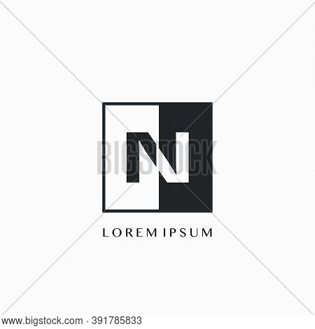 Simple Letter N Vector & Photo (Free Trial) | Bigstock