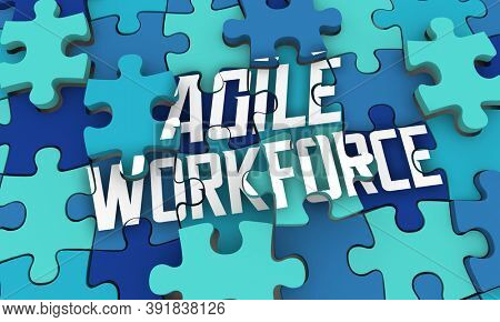 Agile Workforce Puzzle Image & Photo (Free Trial) | Bigstock