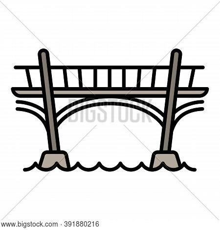 Bridge Icon. Outline Vector & Photo (Free Trial) | Bigstock
