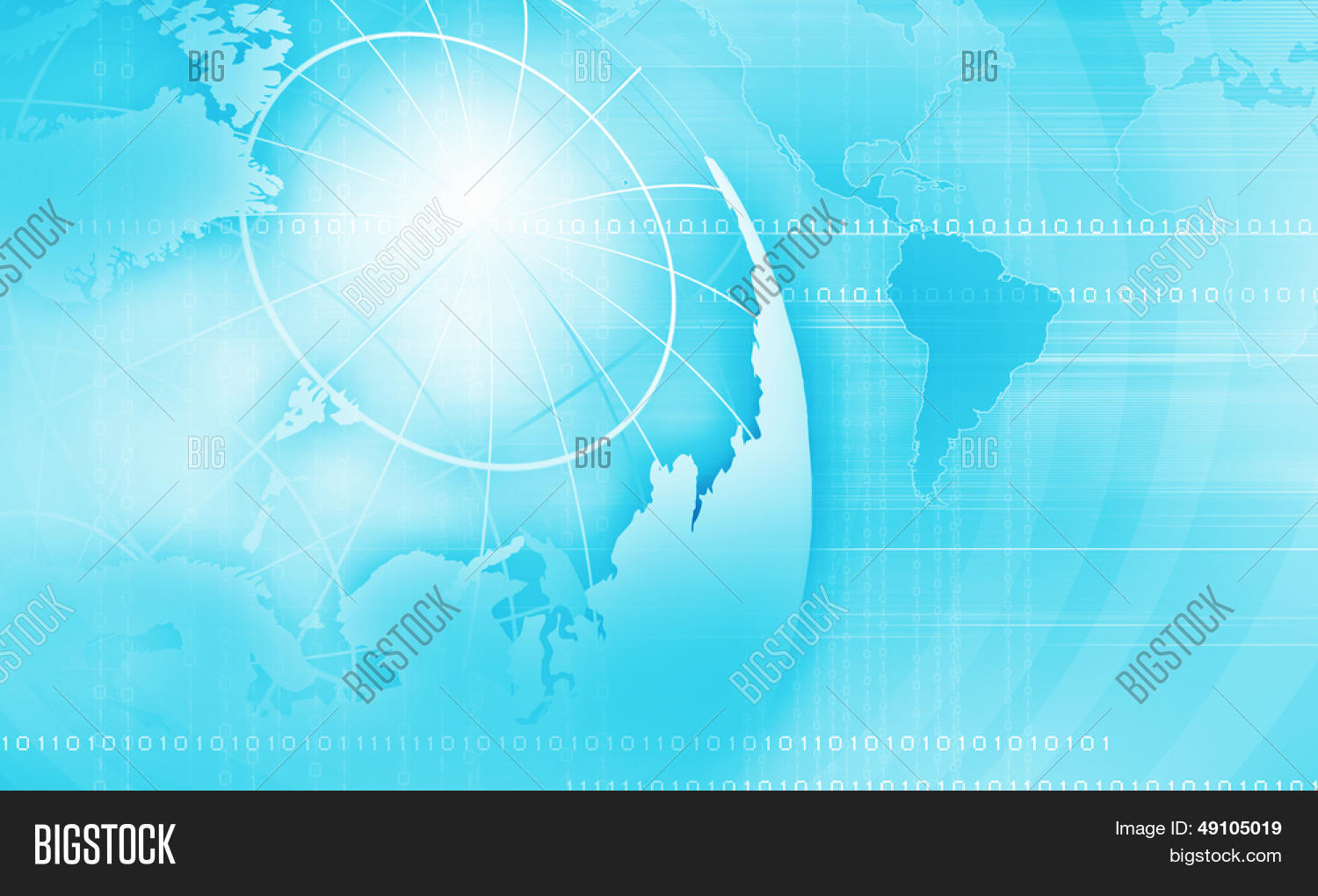 Blue Digital Image Image & Photo (Free Trial) | Bigstock