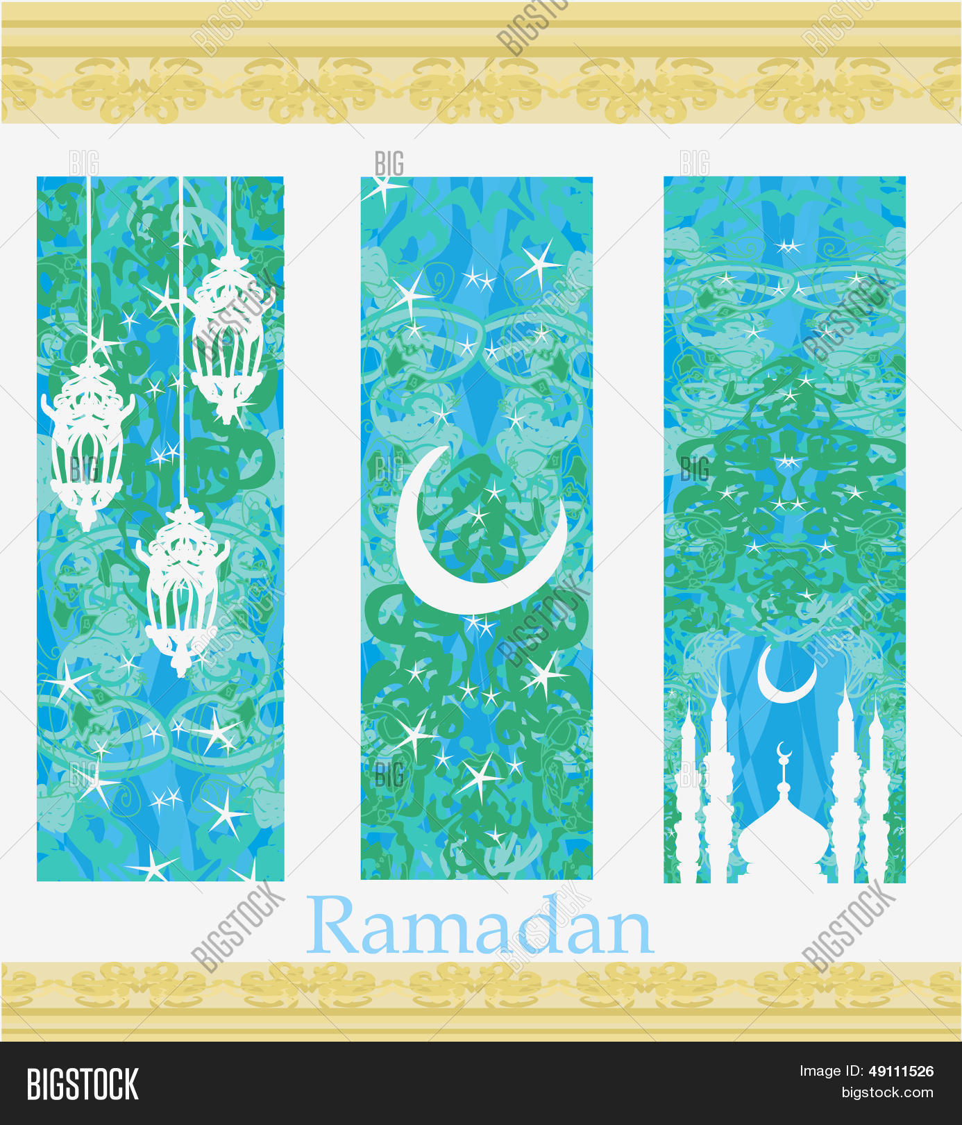 Islamic Banners Set Vector & Photo (Free Trial) | Bigstock