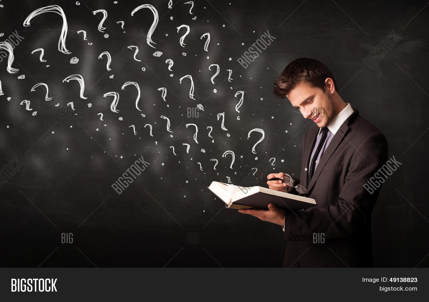 Confused Man Reading Image & Photo (Free Trial) | Bigstock