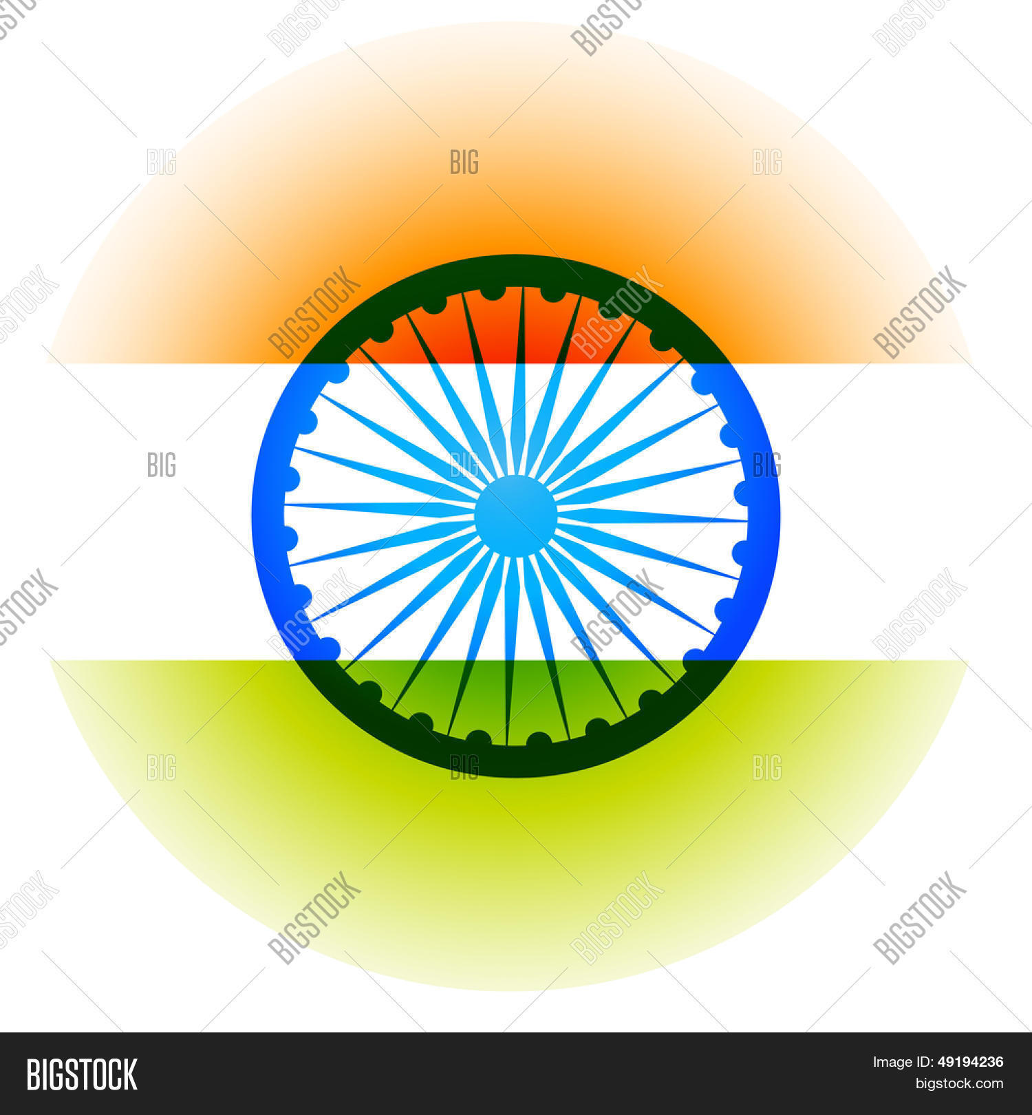 Vector Indian Flag Vector & Photo (Free Trial) | Bigstock