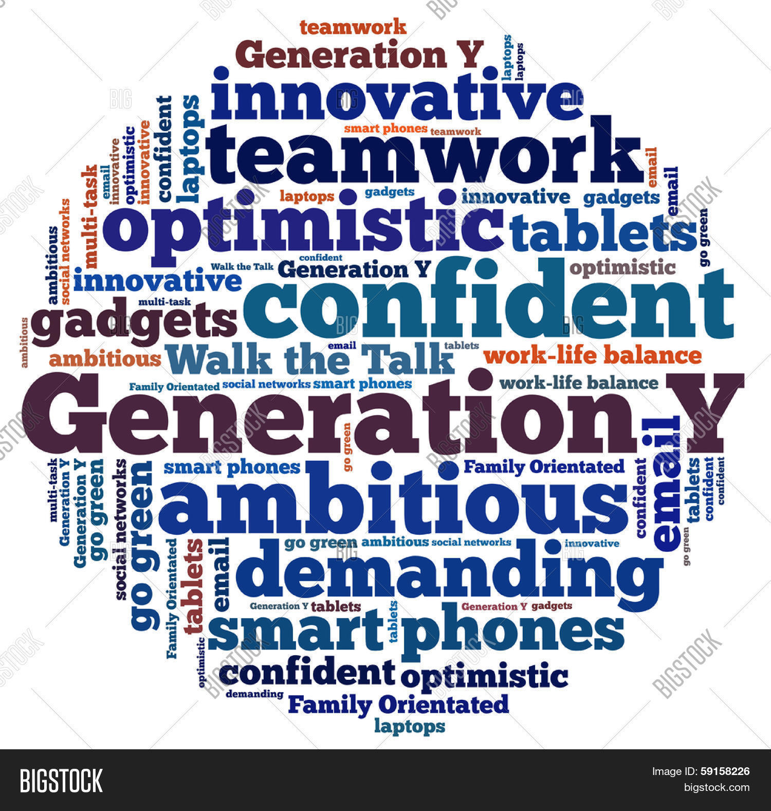Generation Y Word Image & Photo (Free Trial) | Bigstock