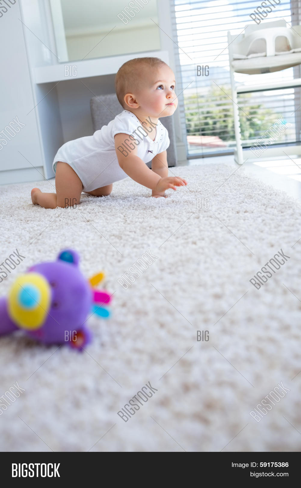 Side View Cute Baby Image & Photo (Free Trial) | Bigstock