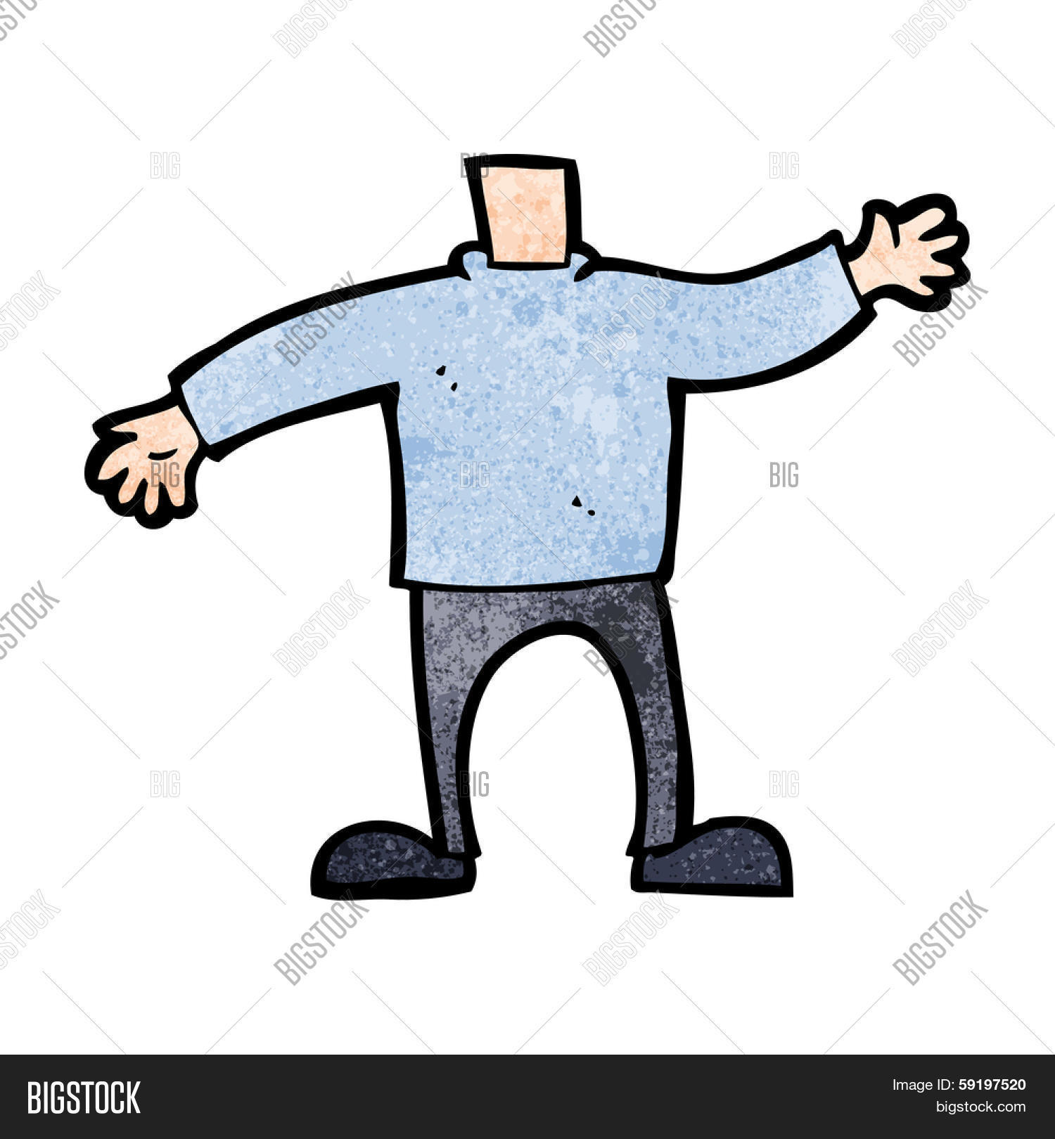 Cartoon Body Waving Vector & Photo (Free Trial) | Bigstock