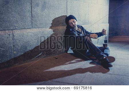Alcoholic Grunge Man Image & Photo (Free Trial) | Bigstock