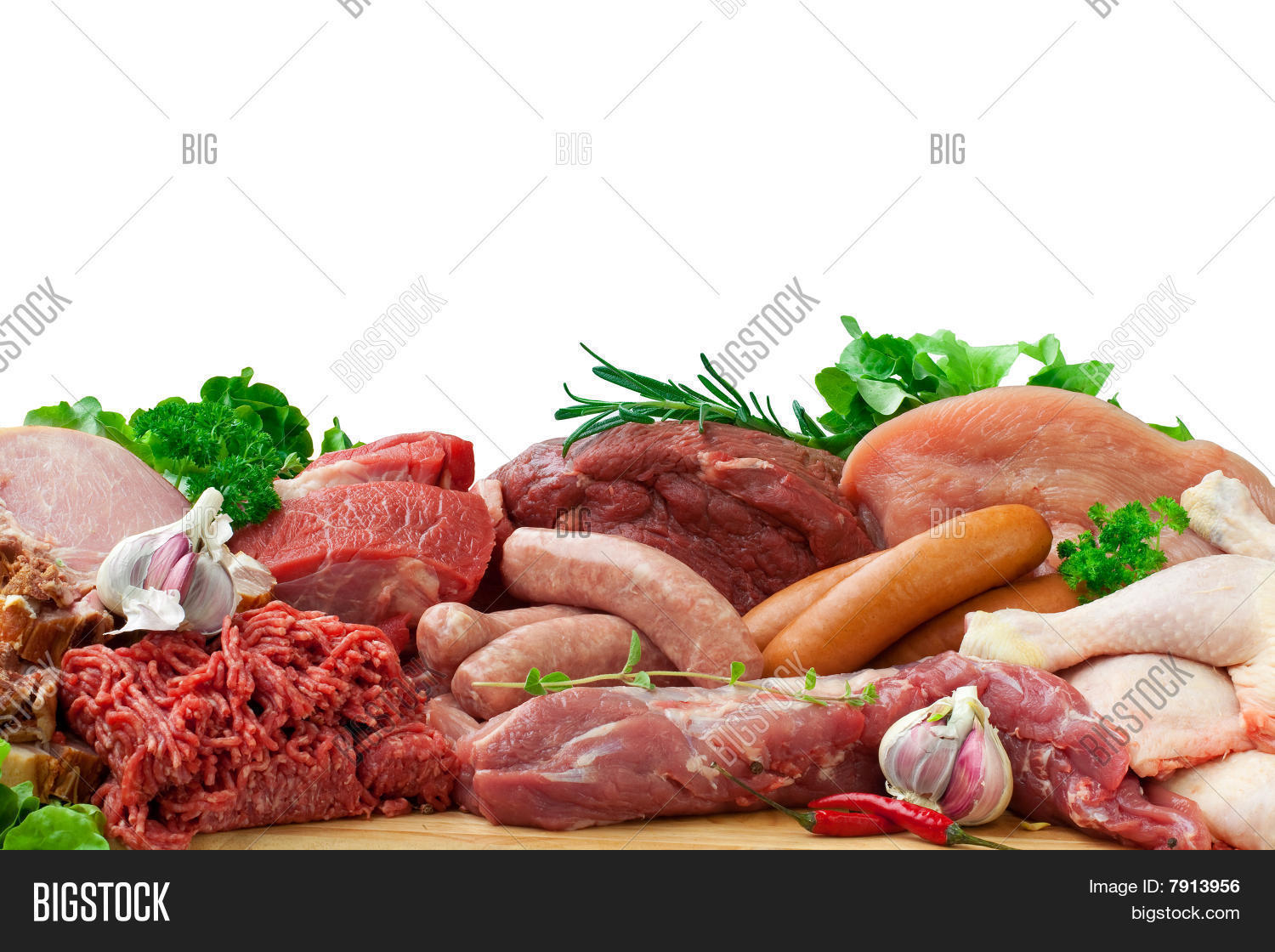 Assorted Raw Meats Image & Photo (Free Trial) | Bigstock